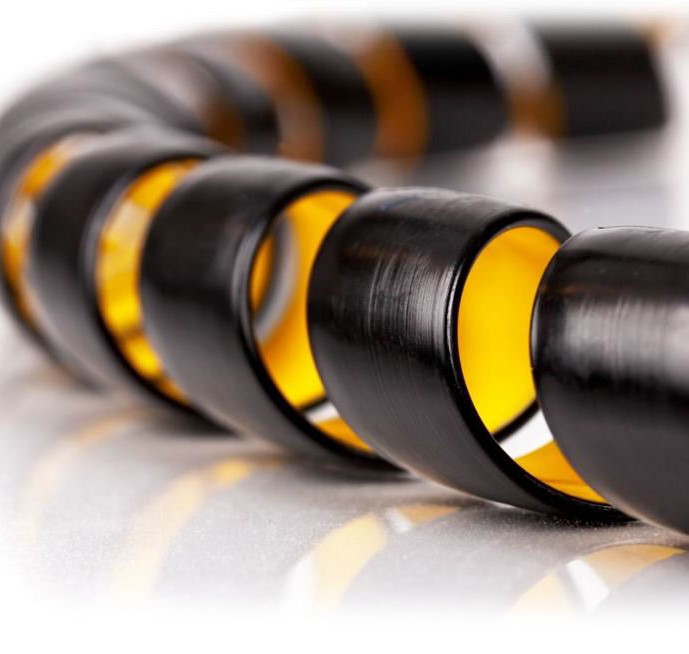 Buy 20-27mm Wear Indicating Plastic Spiral Hose Protection (25 Metre ...